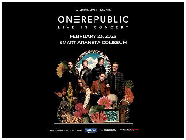 OneRepublic Live at Araneta (TWO LOWER BOX A tickets), Tickets ...