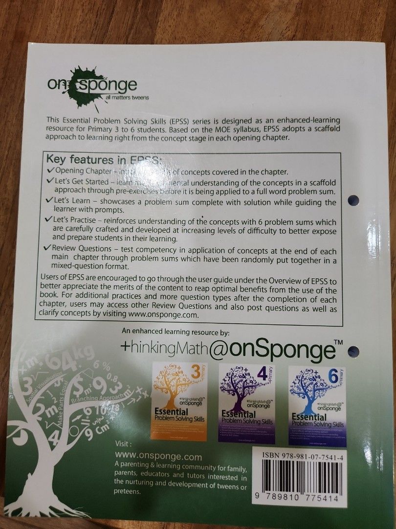 onSponge Essential Problem Solving Skills Primary 5, Hobbies & Toys, Books & Magazines ...