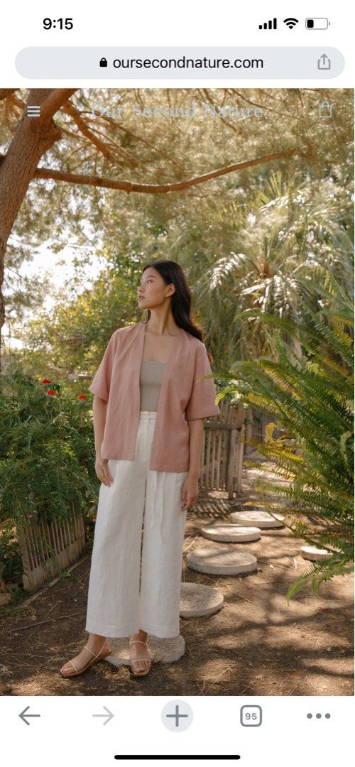 OSN linen overshirt, Women's Fashion, Coats, Jackets and Outerwear on ...