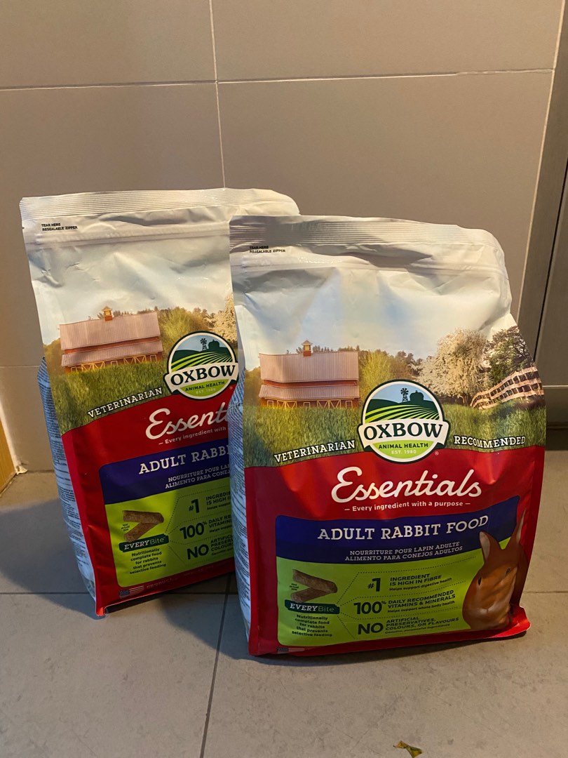 Oxbow Adult Rabbit Food 10lb (Exp. Oct 2024), Pet Supplies, Pet Food on Carousell