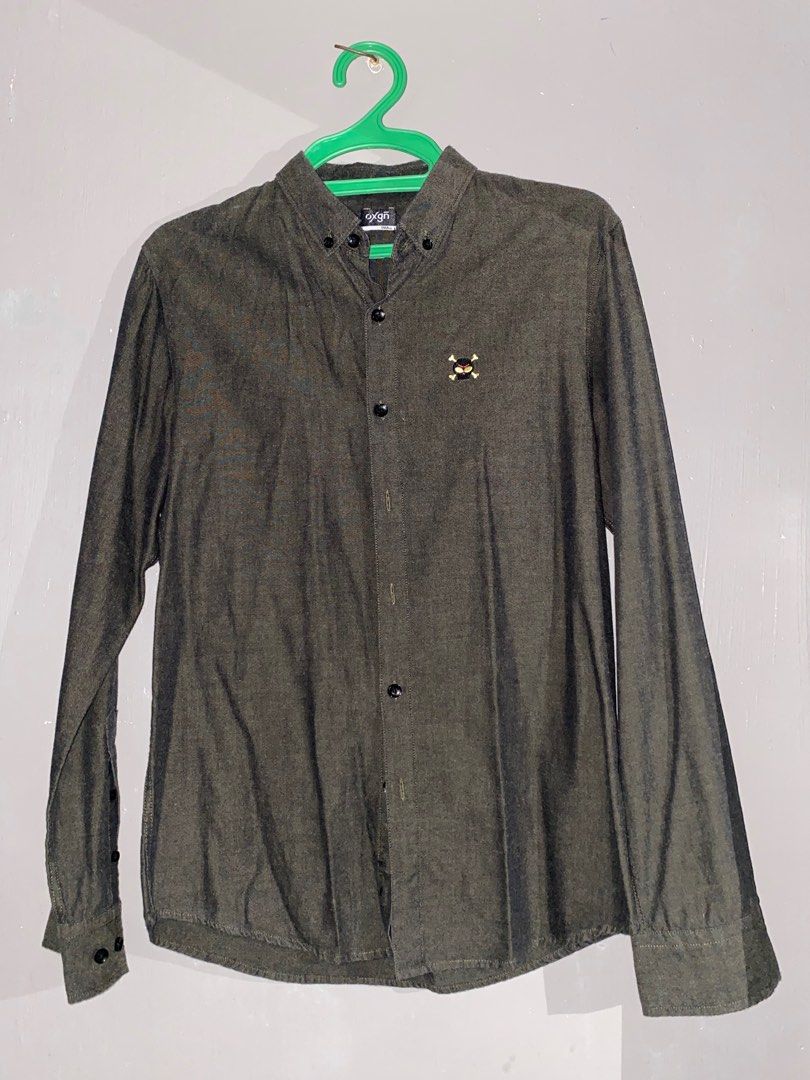 Oxygen Punk Style Long Sleeves, Men's Fashion, Tops & Sets, Formal ...