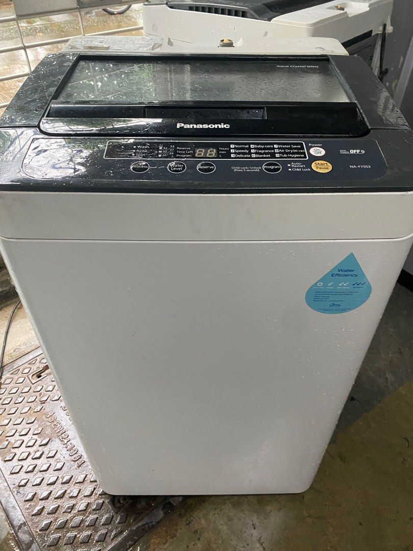 Panasonic 7.5KG Top Loading Washing Machine, TV & Home Appliances ...