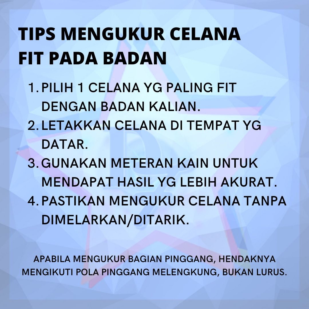 Panduan Mengukur Baju Dan Celana Fesyen Pria Pakaian Atasan Di Carousell