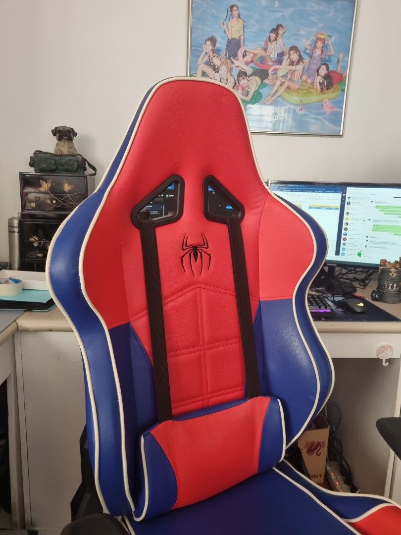 Panther Gaming Chair - Spider-Man Edition, Furniture & Home Living ...