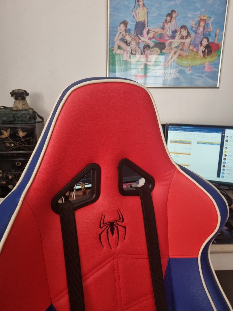 Panther Gaming Chair - Spider-Man Edition, Furniture & Home Living ...