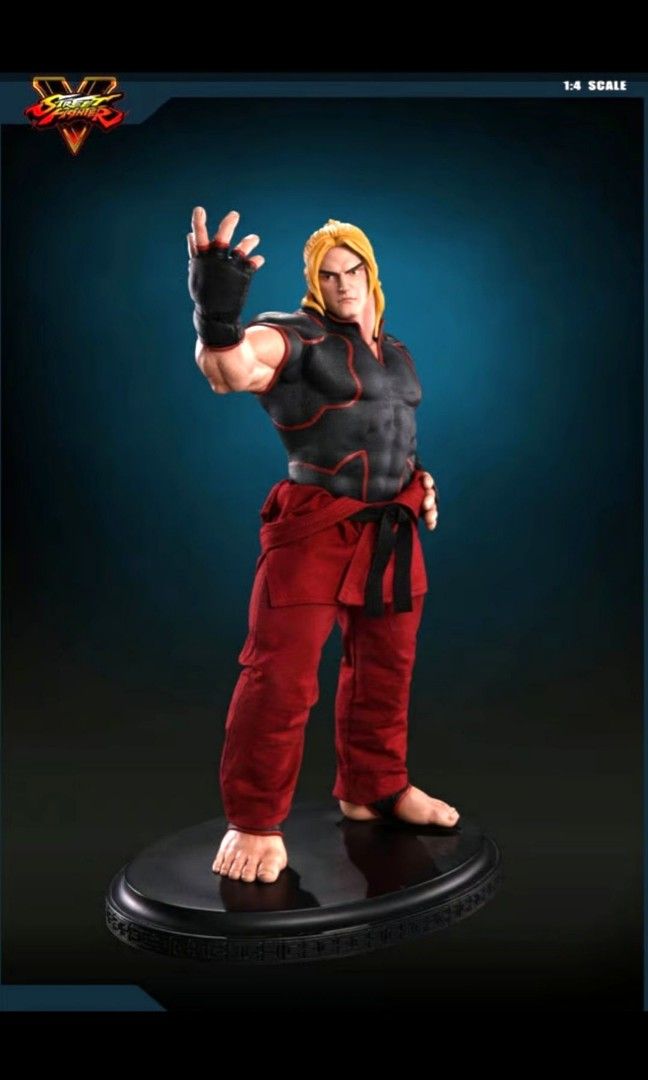 PCS Street Fighter Ken Statue 1:4 Scale, Hobbies & Toys, Toys & Games ...