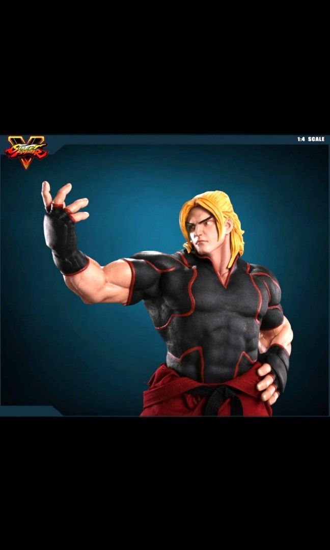 PCS Street Fighter Ken Statue 1:4 Scale, Hobbies & Toys, Toys & Games ...