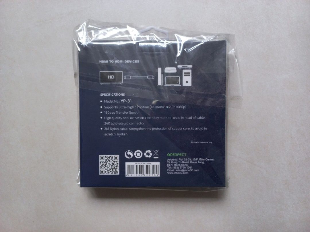 Perfect 4K HDMI 2.0 Cable & RF Cable, 電腦＆科技, 電腦周邊及配件, 電腦鍵盤及相關產品 - Carousell