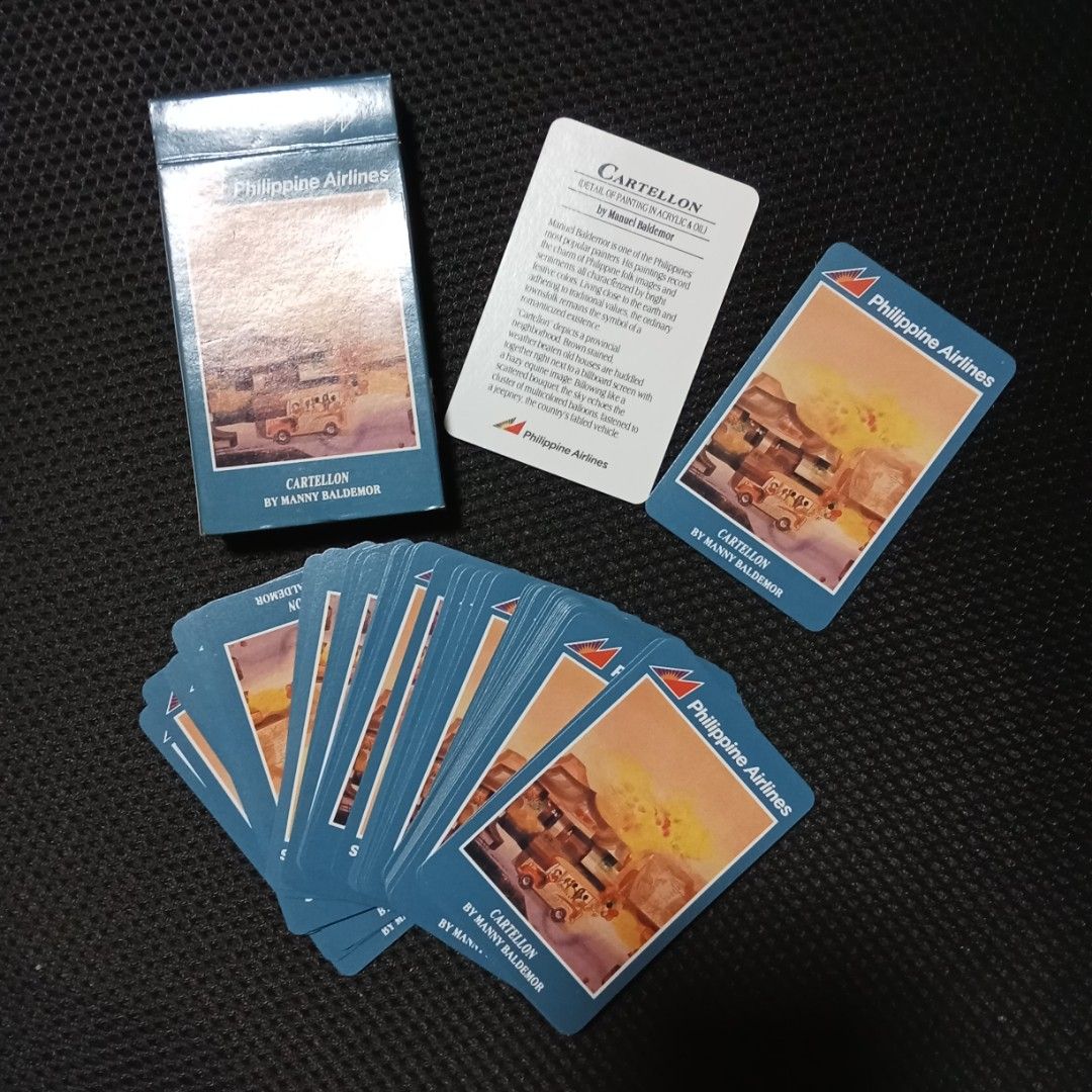 PHILIPPINE AIRLINES PLAYING CARDS PAL BARAHA, Hobbies & Toys ...