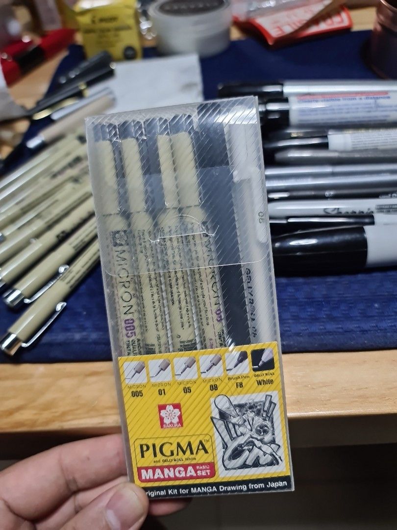 Pigma Manga Set, Hobbies & Toys, Stationary & Craft, Stationery ...