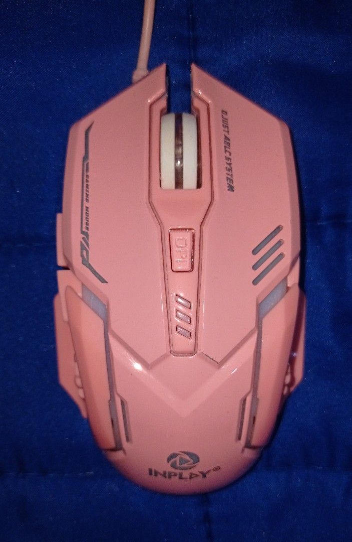 Pink Inplay Wired Gaming Mouse, Computers & Tech, Parts & Accessories ...