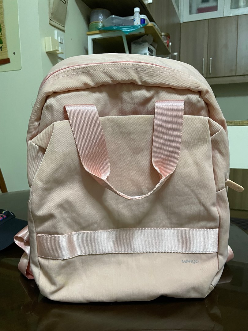 Pink Miniso Laptop Backpack, Women's Fashion, Bags & Wallets, Backpacks ...