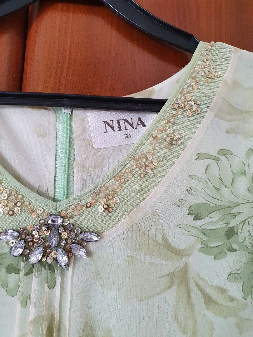 FREE DELIVERY PLUS SIZE NINA BLOUSE, Women's Fashion, Tops, Blouses on Carousell