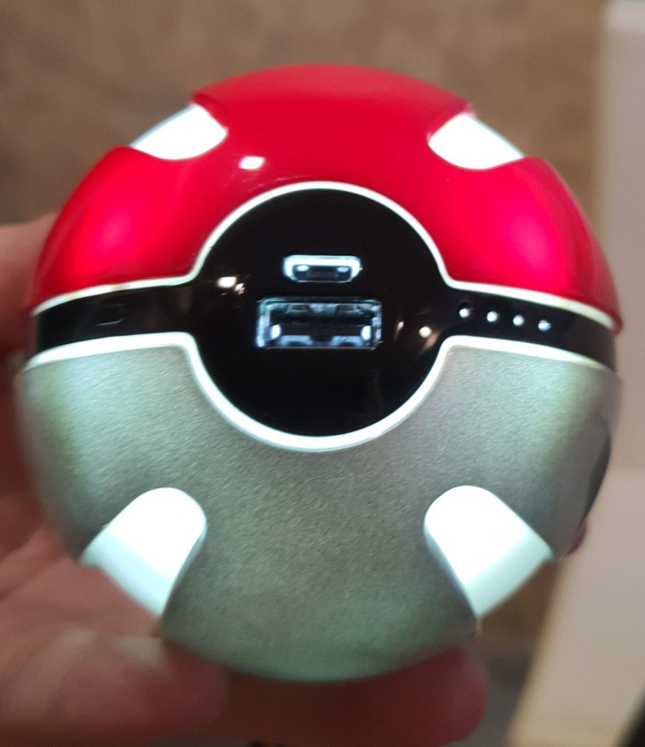 Pokemon Ball Powerbank 10000mAh, Mobile Phones & Gadgets, Mobile ...