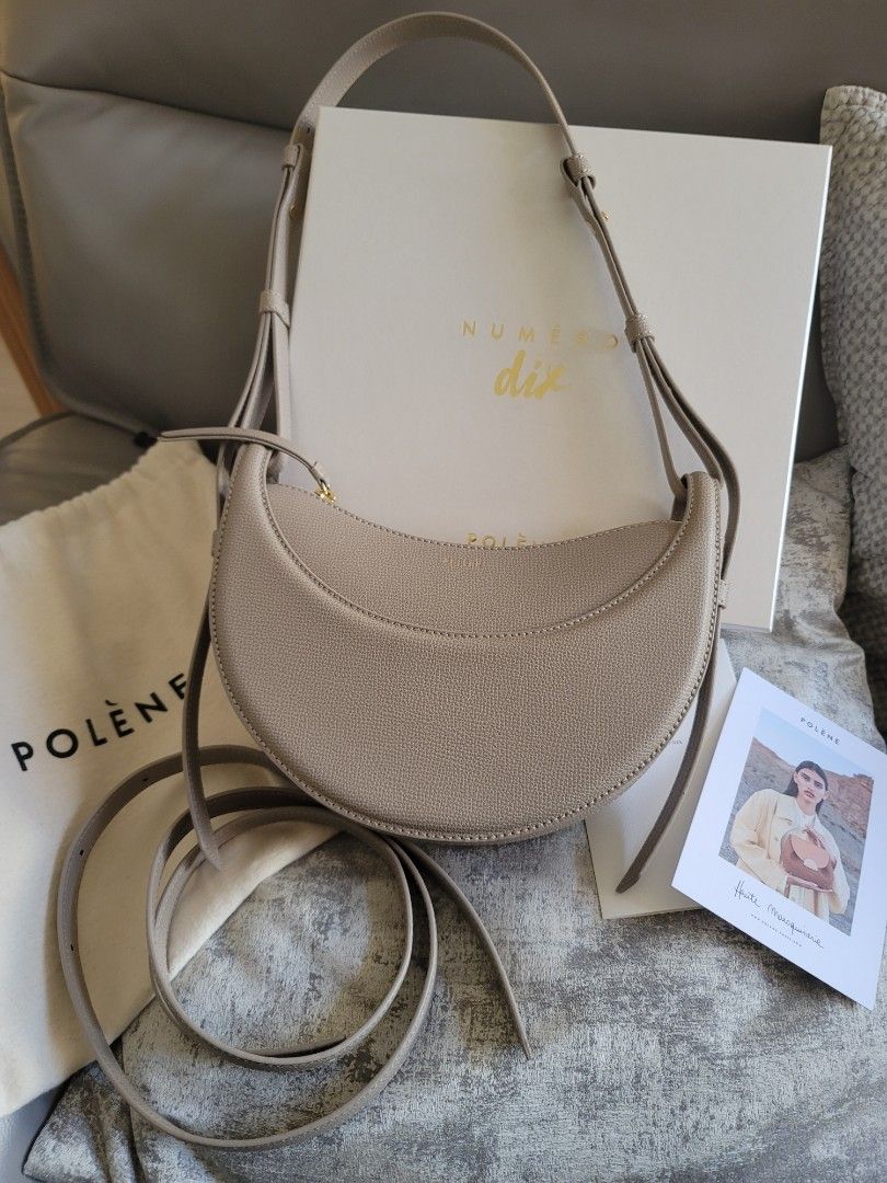 Polene Number Ten 大象灰, 名牌, 手袋及銀包 - Carousell