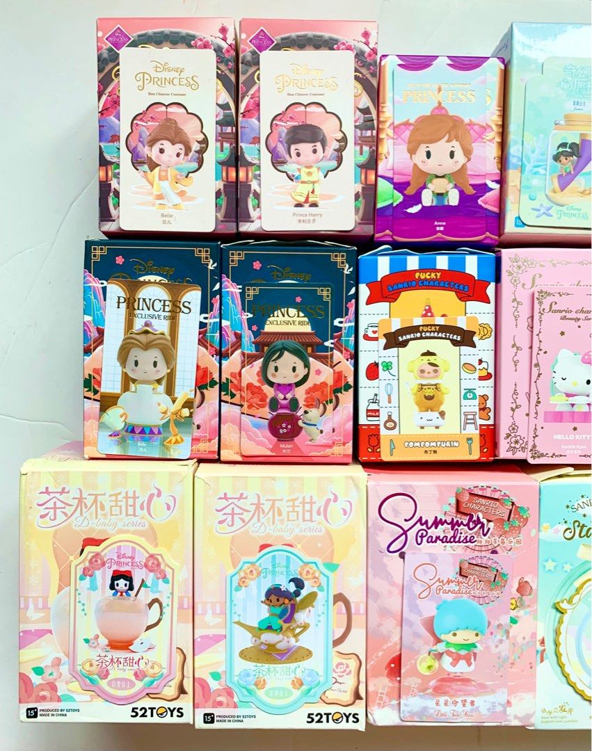 Popmart Disney Princess / 52Toys / Sanrio Blind Box, Hobbies & Toys ...