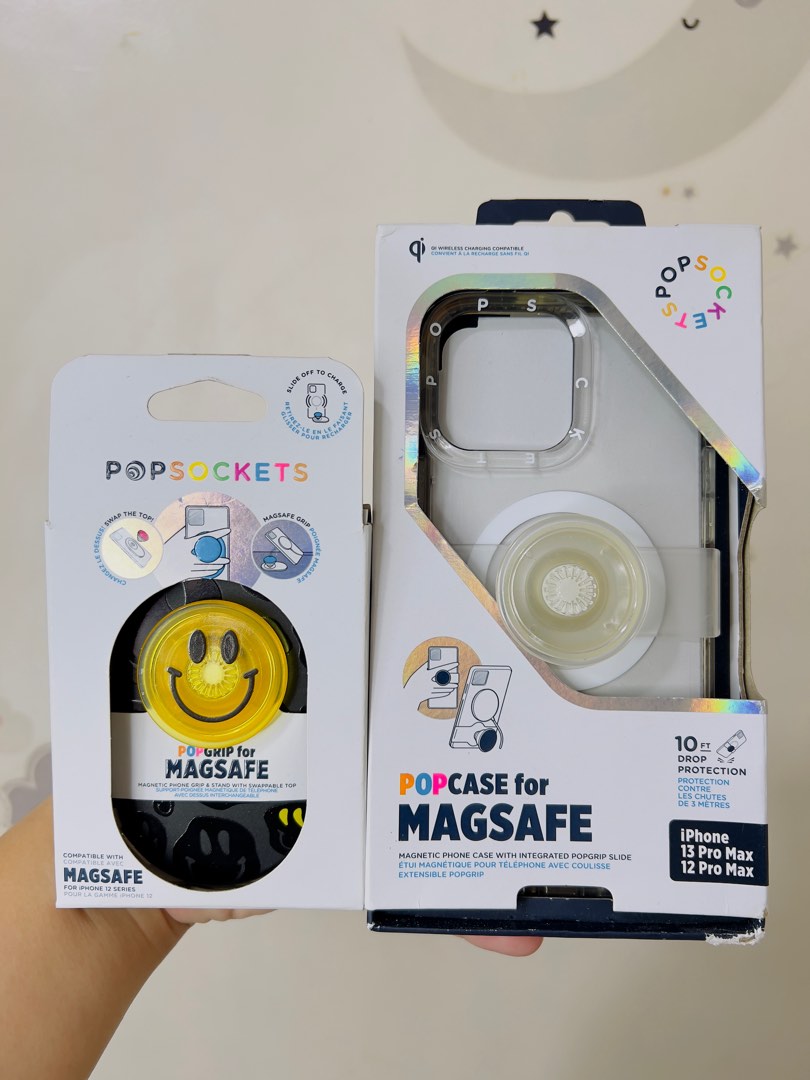 POPSOCKET CLEAR CASE MAGSAFE IPHONE 13 PROMAX POPGRIP, Mobile Phones ...