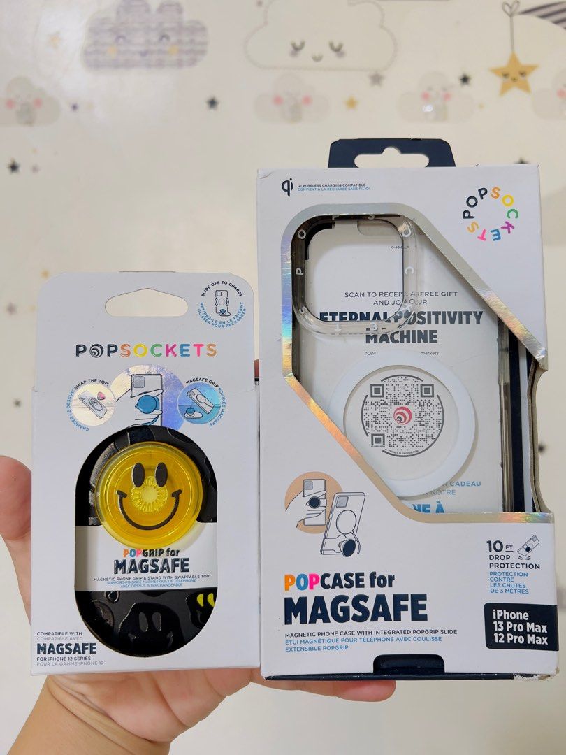 POPSOCKET CLEAR CASE MAGSAFE IPHONE 13 PROMAX POPGRIP, Mobile Phones ...