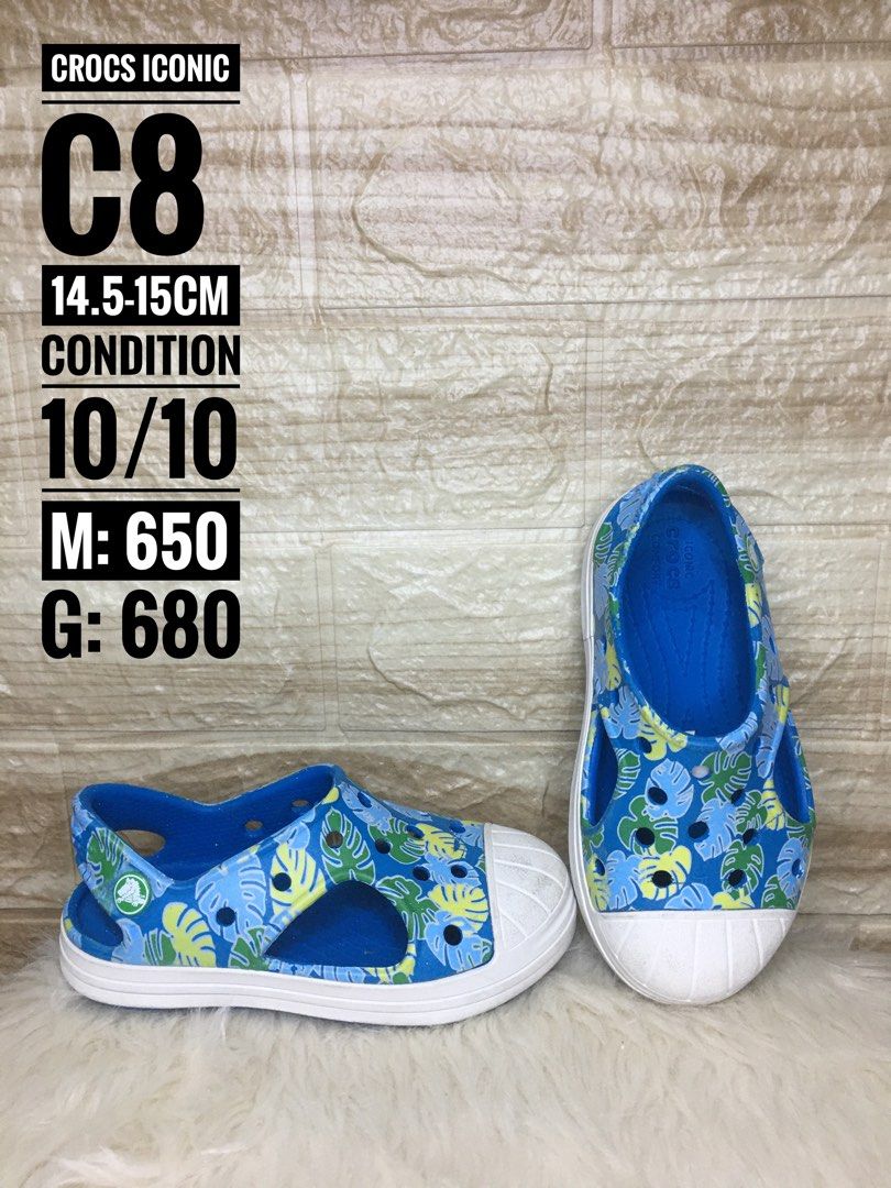 Crocs Iconic C8, Babies & Kids, Babies & Kids Fashion on Carousell