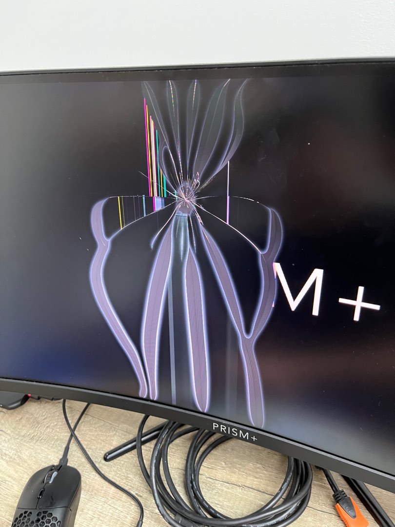 Prism + Monitor (damaged), Computers & Tech, Parts & Accessories ...