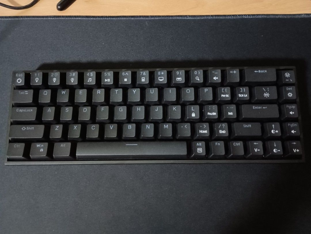 Prolink mechanical gaming keyboard 60% outemu blue switches, Computers ...