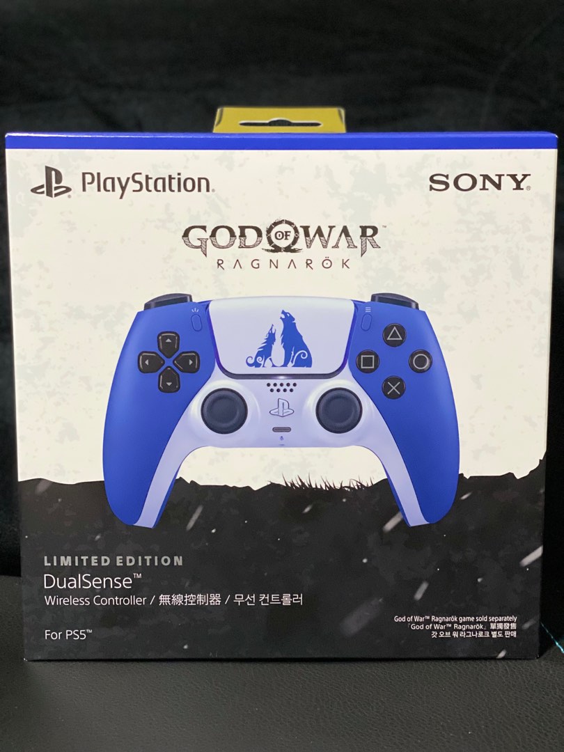 PS5 God Of War Ragnarok DualSense Controller Limited Edition, Video ...