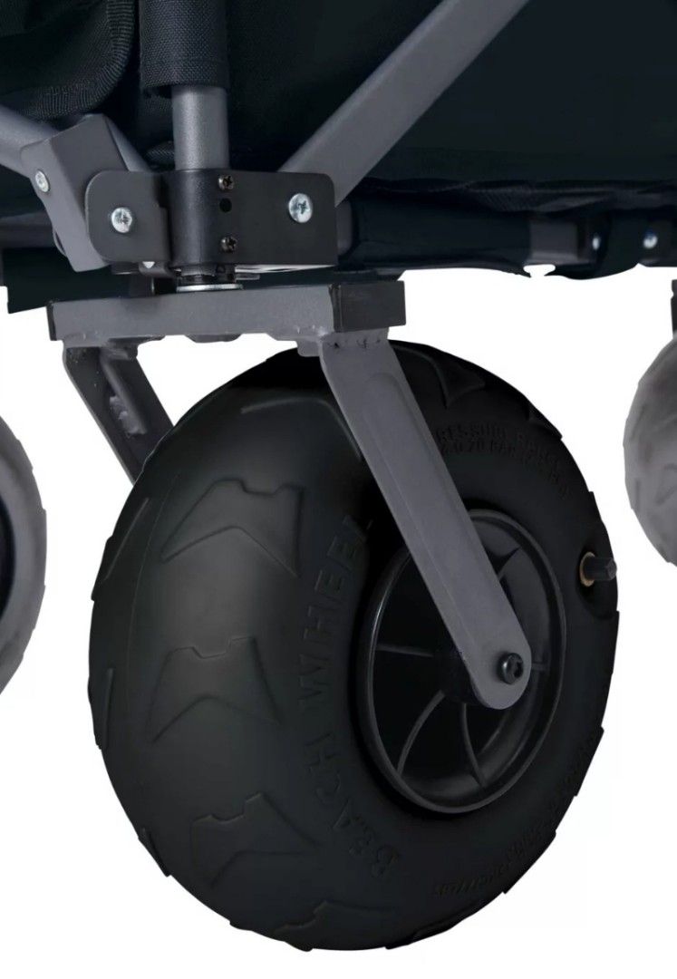 Quest Portable Foldable Beach Wagon with Sand Wheels, Babies & Kids ...