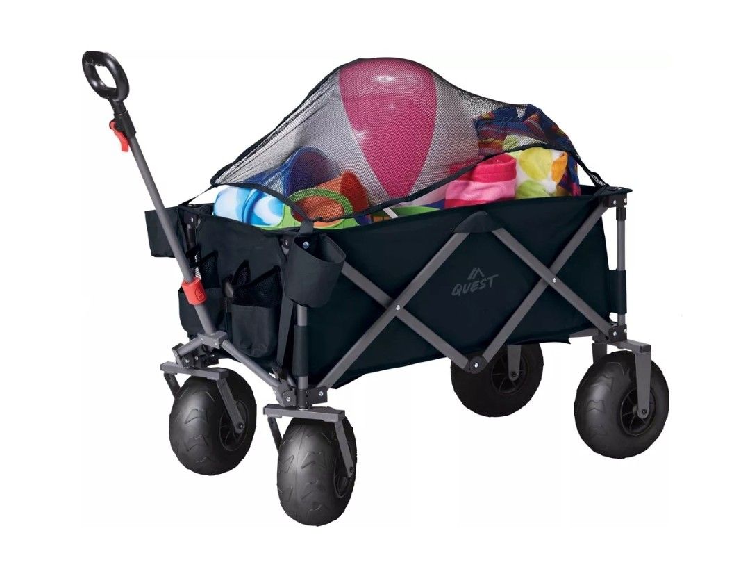 Quest Beach Wagon With Sand Wheels