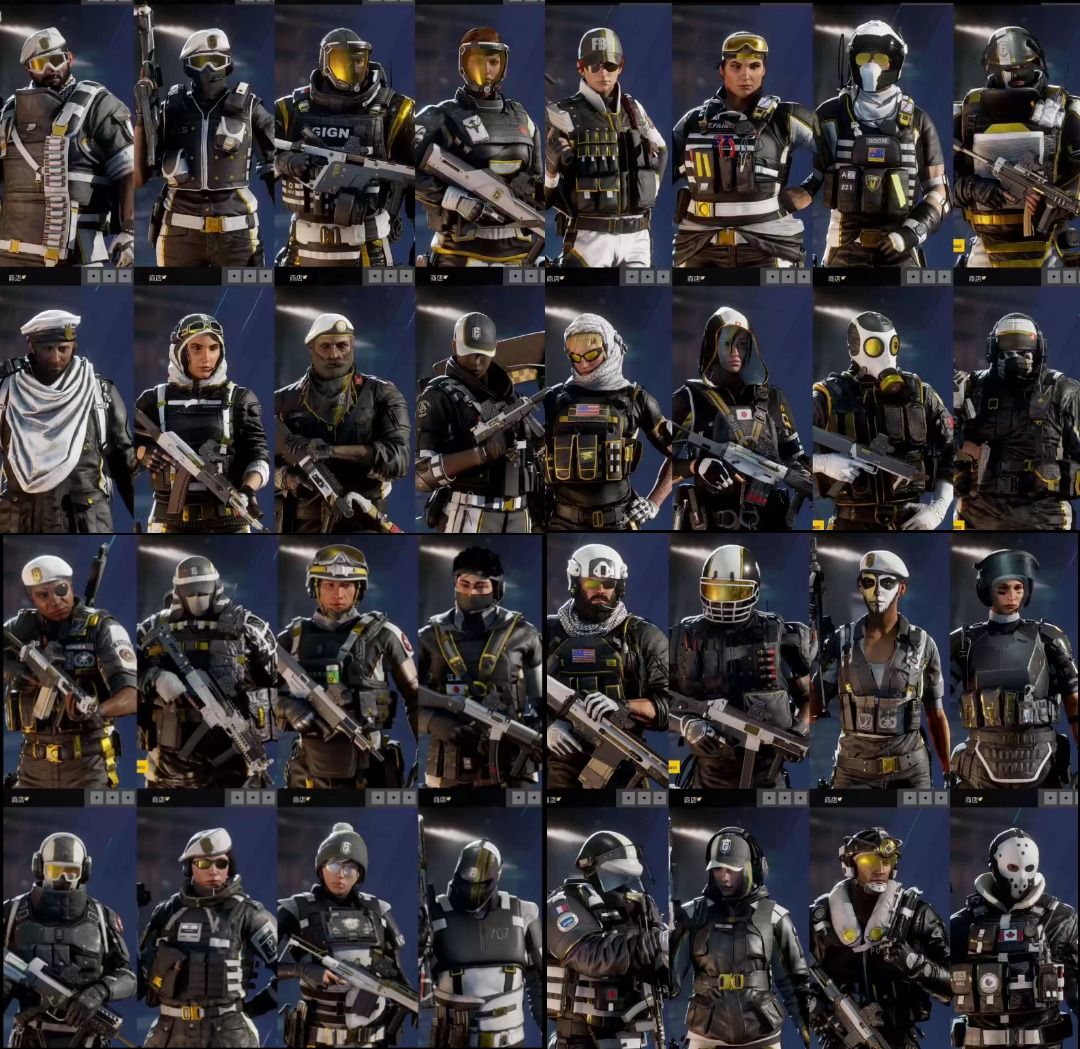 r6 全set黃金聯賽(32set) ash看門dog 兩套賽車skin ...*全港最抵!!!!, 電子遊戲, 遊戲機配件, 遊戲週邊商品 ...