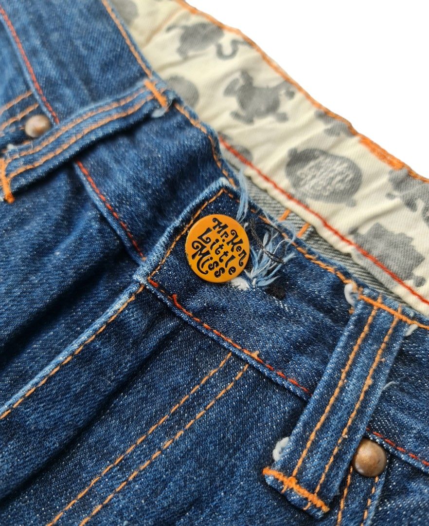 Rare Mr Man Little Miss Japanese Design Jeans, Men's Fashion, Bottoms ...