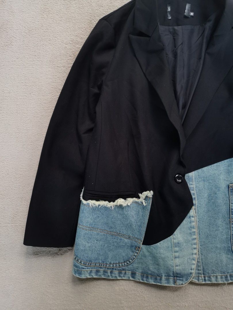 Reconstructed blazer (CDG Alternative), Men's Fashion, Coats, Jackets ...