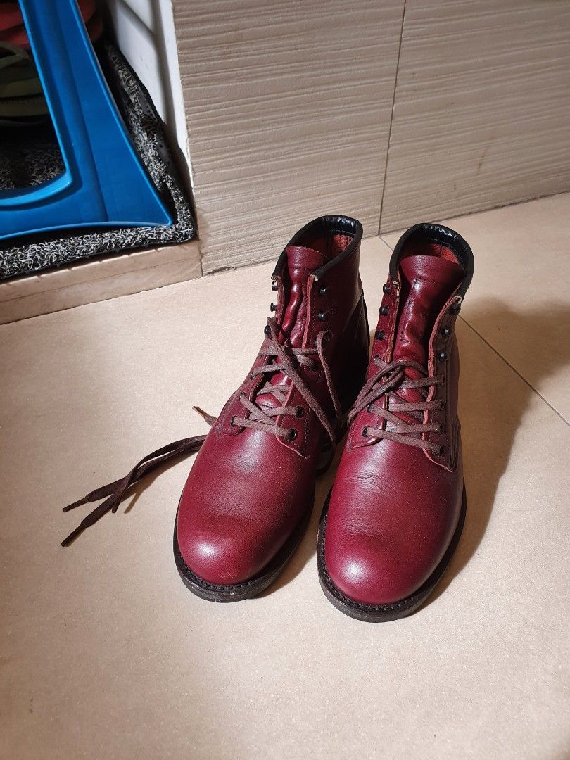Rare Red Wing Heritage 9062 Beckman Flatbox Cherry, Women's Fashion ...