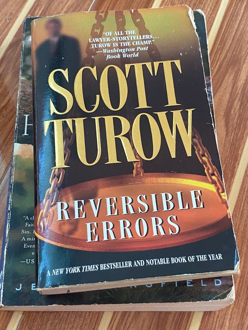 Reversible Errors by Scott Turow and The Homecoming of Samuel Lake by ...