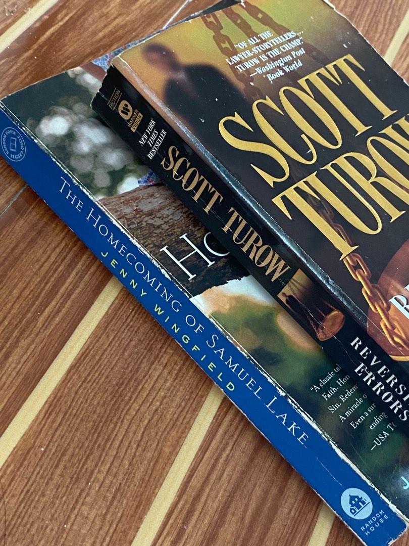 Reversible Errors by Scott Turow and The Homecoming of Samuel Lake by ...