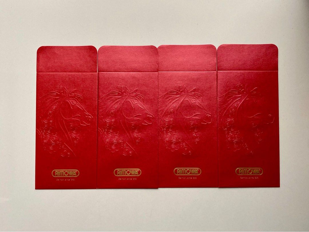 Rimowa Red Packet Angpau Shinning - 4 pieces, Hobbies & Toys ...
