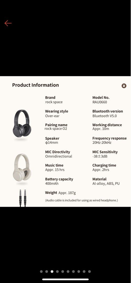 Rock Space O2 Wireless headphones, Audio, Headphones & Headsets on ...