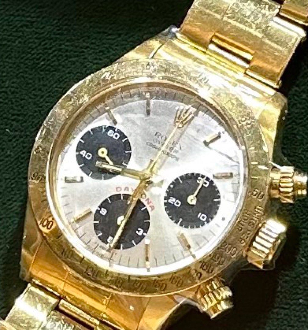 Rolex Daytona Paul Newman 6265 37MM YG ALBINO, Men's Fashion, Watches ...