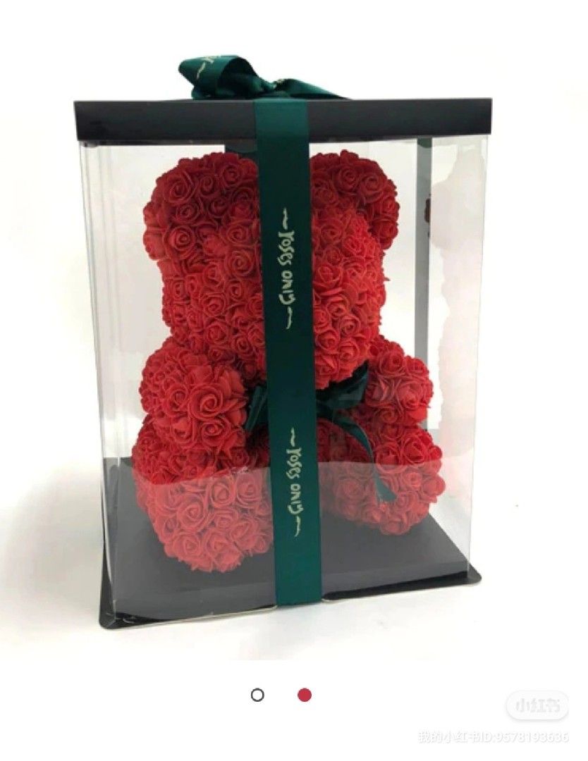 (Roses Only)Red Rose Teddy (includes delivery), Hobbies & Toys, Toys ...