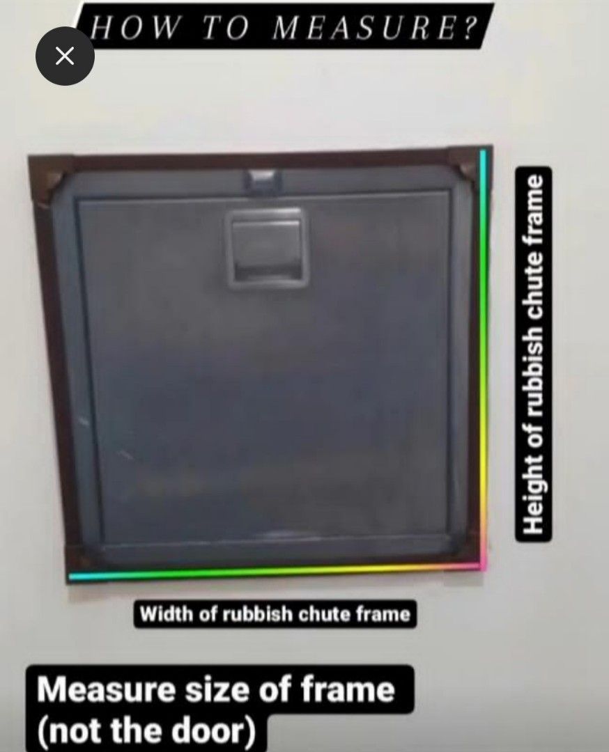 Rubbish chute magnetic netting, Furniture & Home Living, Bathroom ...