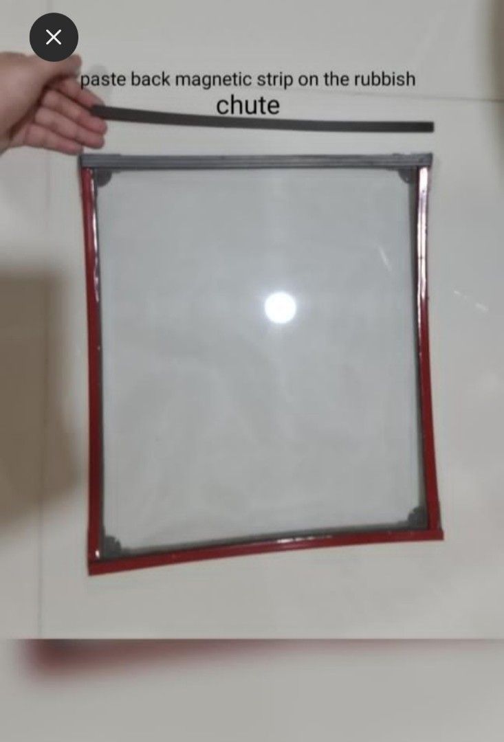 Rubbish chute magnetic netting, Furniture & Home Living, Bathroom ...
