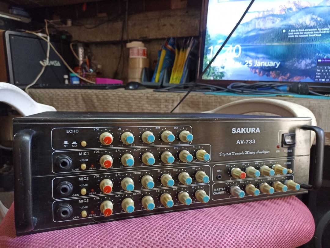 Sakura 733 amplifier, Audio, Soundbars, Speakers & Amplifiers on Carousell