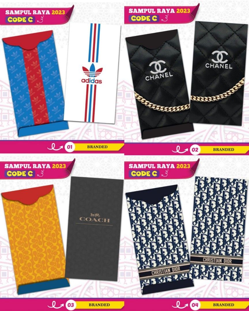 Sampul Raya Design 2023 Frontliner Polis Bomba Askar Nurse Courier ...