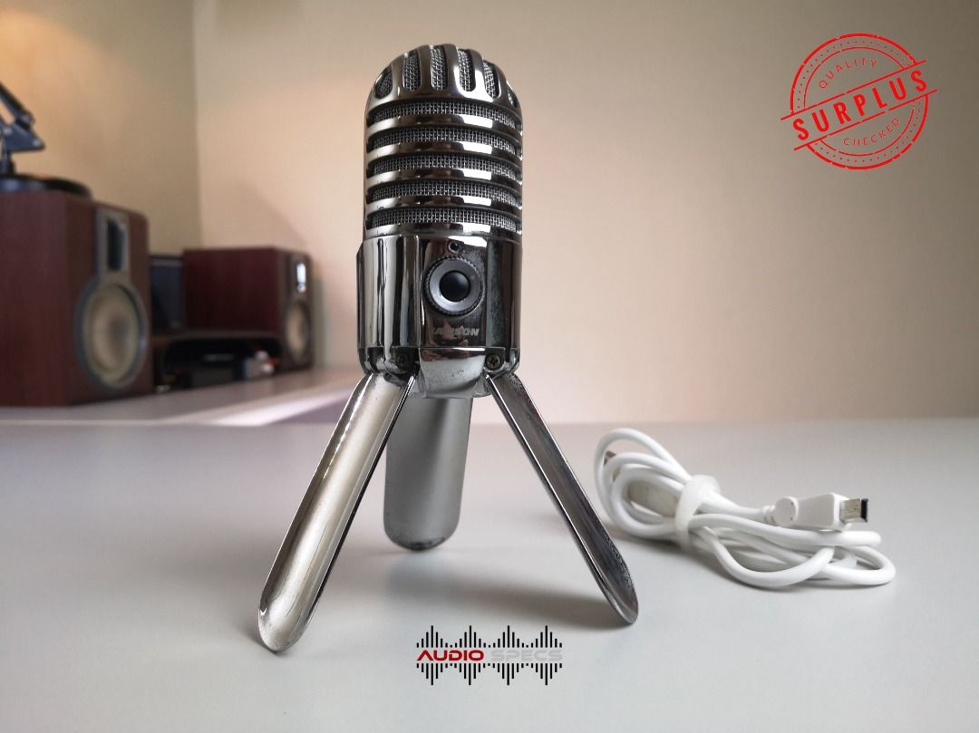 Samson Meteor Mic Studio Recording Condenser Microphone Fold-back Leg ...