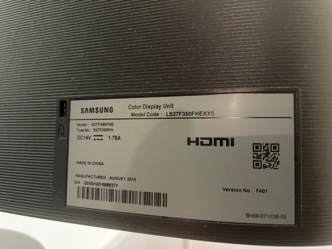 Samsung 27 inch monitor with free mechanical keyboard , Computers ...