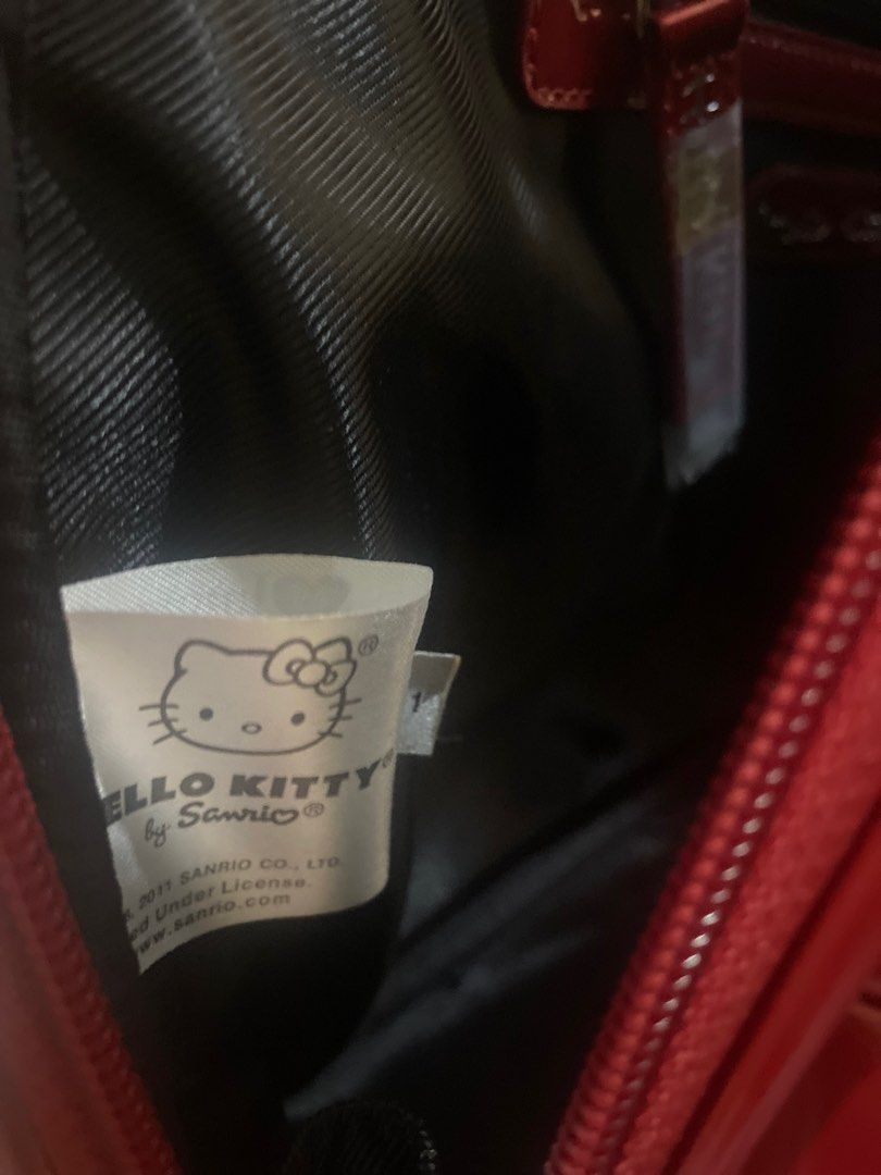 Sanrio Loungefly Hello Kitty bag Red Large, Women's Fashion, Bags ...
