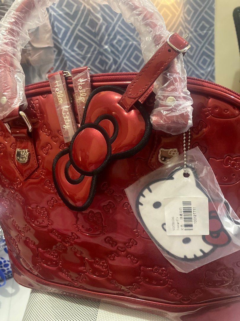 Sanrio Loungefly Hello Kitty bag Red Large, Women's Fashion, Bags ...