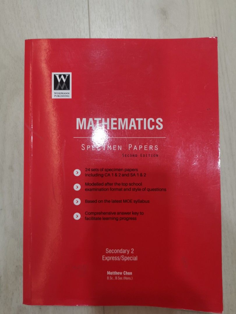 Sec 2 Math Assessment Book, Hobbies & Toys, Books & Magazines ...