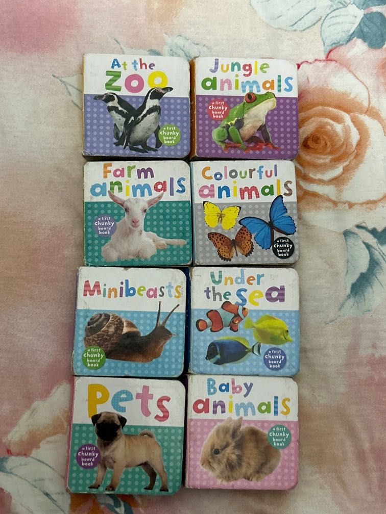 Set of 8 Baby books- animals, Hobbies & Toys, Books & Magazines ...