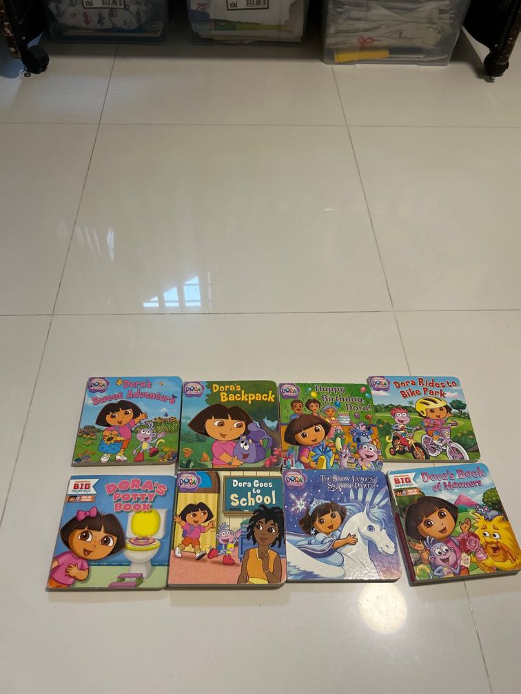 Set of 8 Dora the explorer books, Hobbies & Toys, Books & Magazines ...