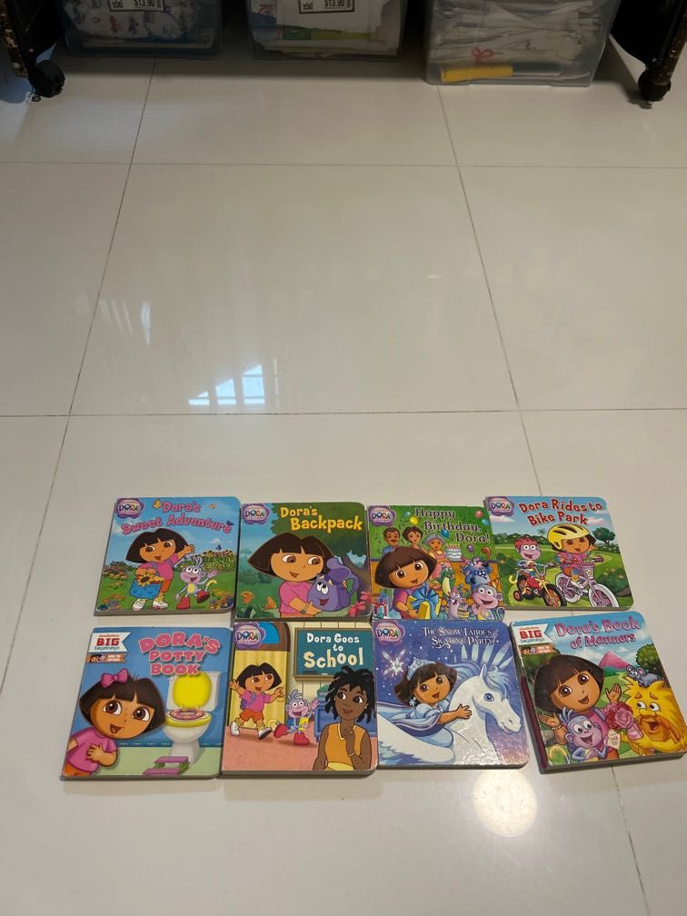 Set of 8 Dora the explorer books, Hobbies & Toys, Books & Magazines ...